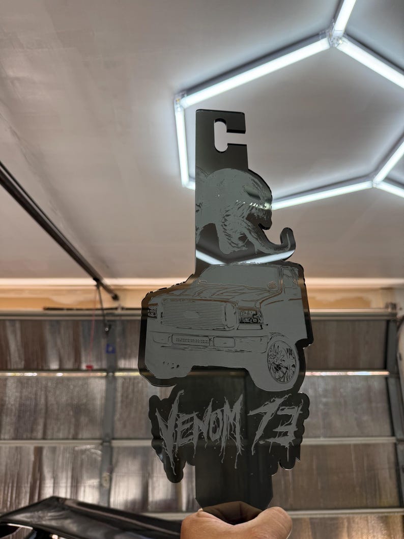 Custom Acrylic Hood Prop With Car Sketched - Etsy