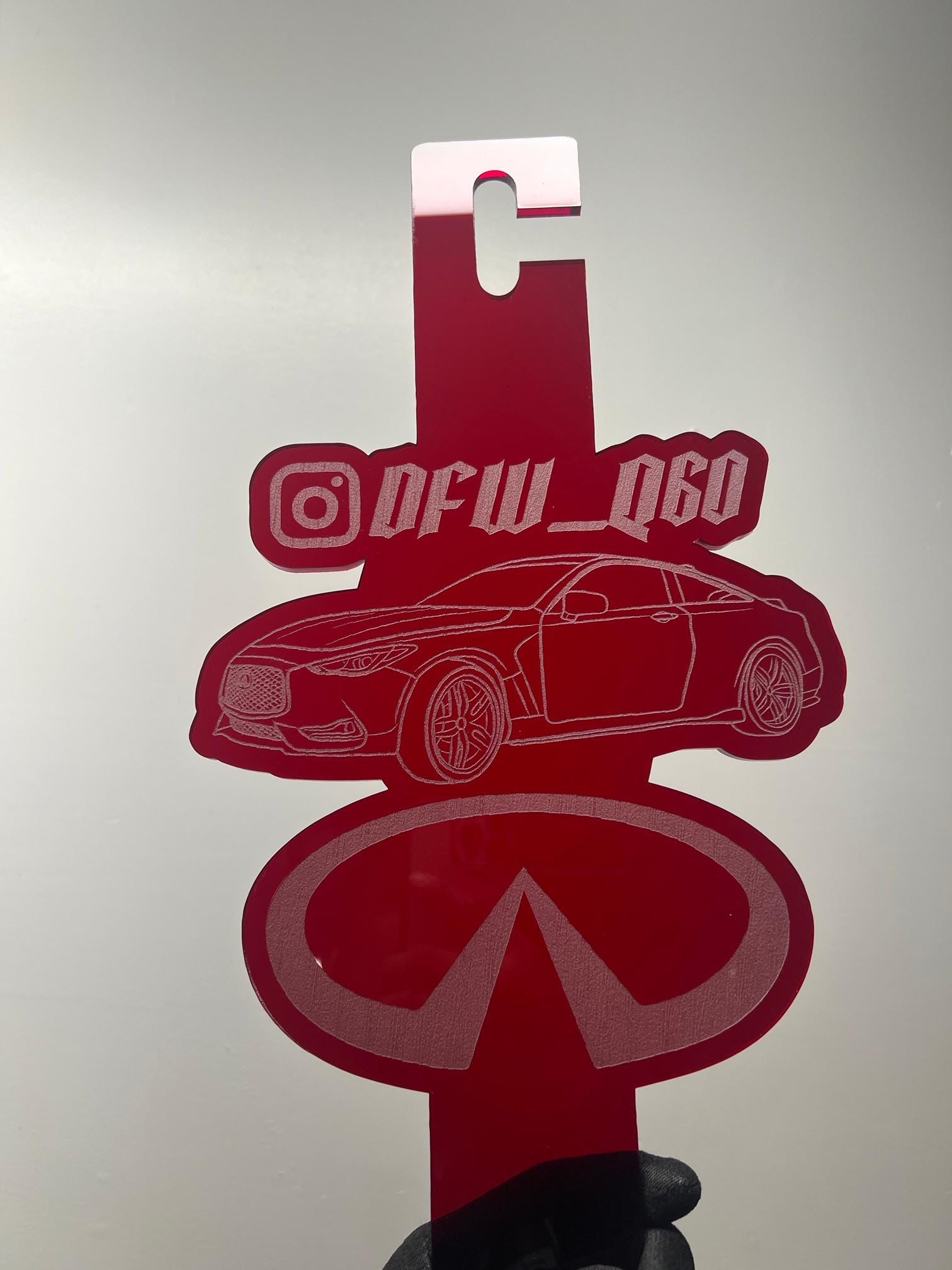 Custom Acrylic Hood Prop With Car Sketched - Etsy