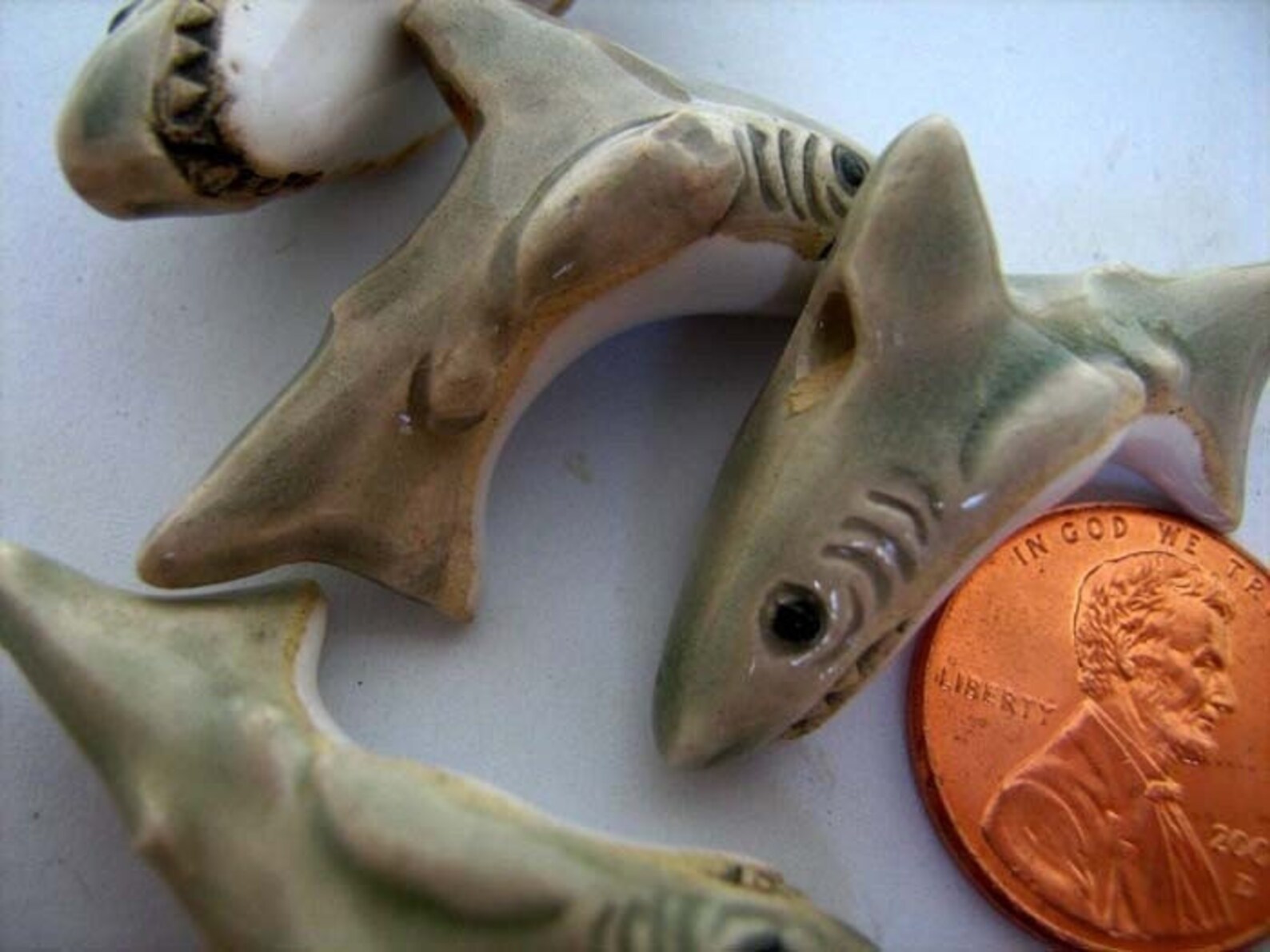 Large Shark Beads - AB40 - Etsy