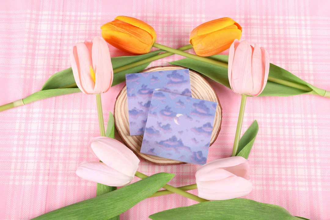 Evening Sky Sticky Notes - 7.2cm 50 Page Sticky Notes Notepad - Etsy