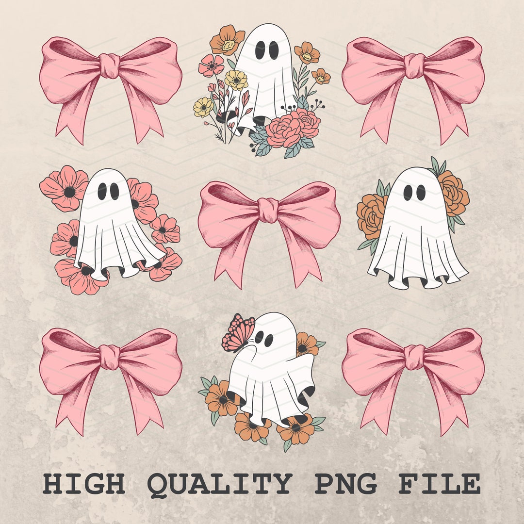 Halloween Png, Halloween Cute Ghost Png, Halloween Coquette Png ...
