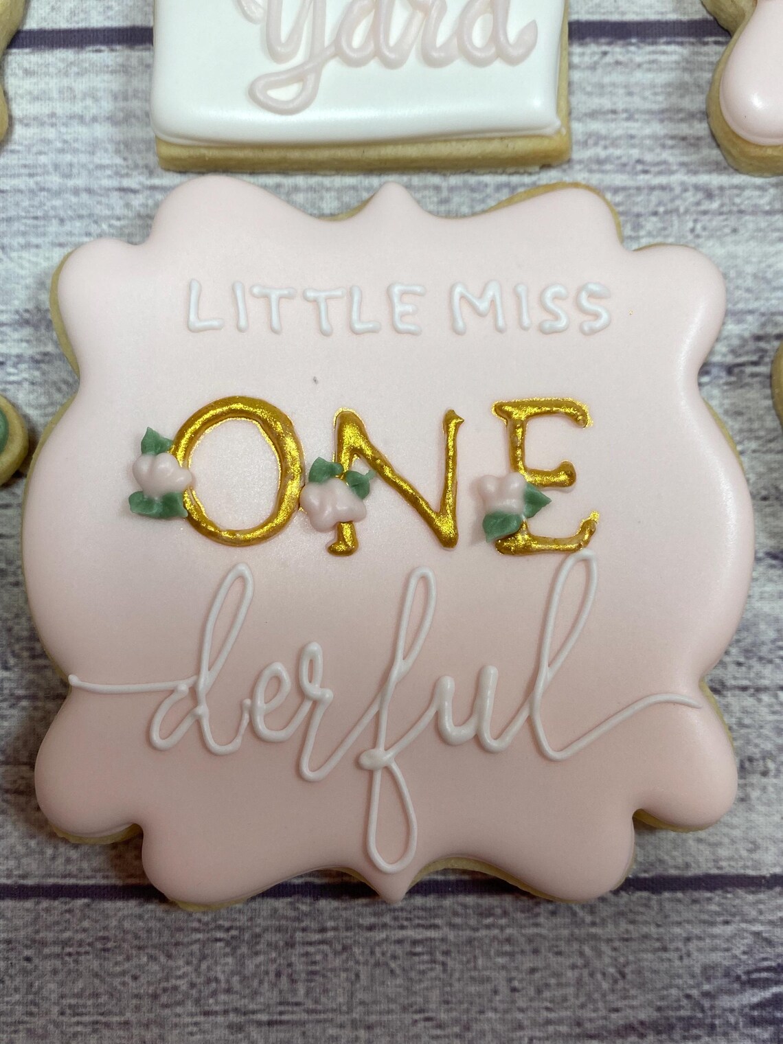 Little Miss Onederful 1st Birthday Sugar Cookies - Etsy