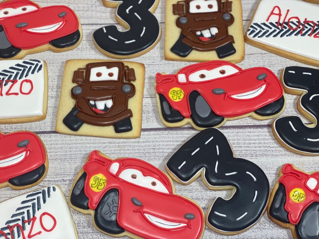Cars Birthday Sugar Cookie Set - Etsy