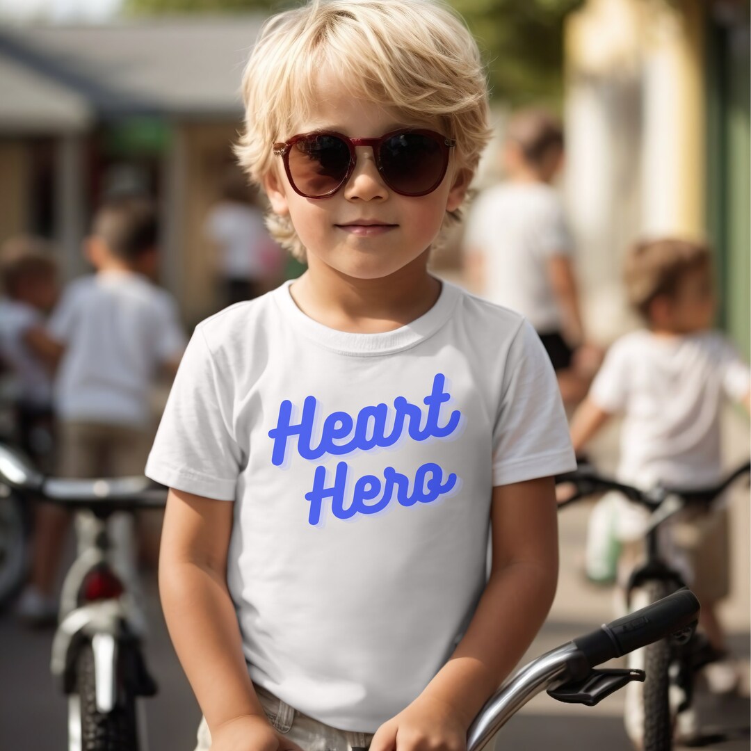 Kids Heart Hero, Congenital Heart Defects Awareness Shirt, Heart ...