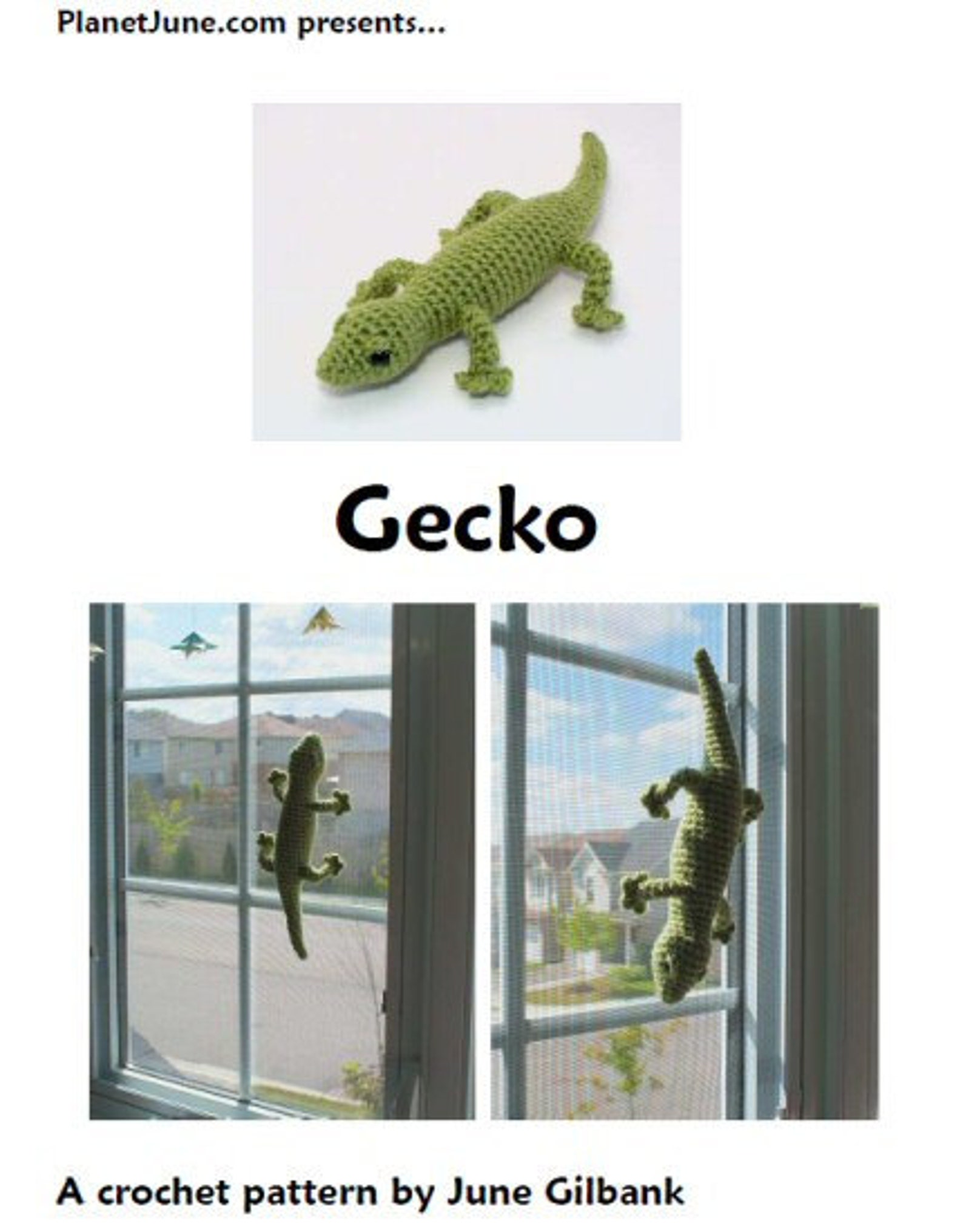 Gecko lizard Amigurumi CROCHET PATTERN Digital PDF File | Etsy