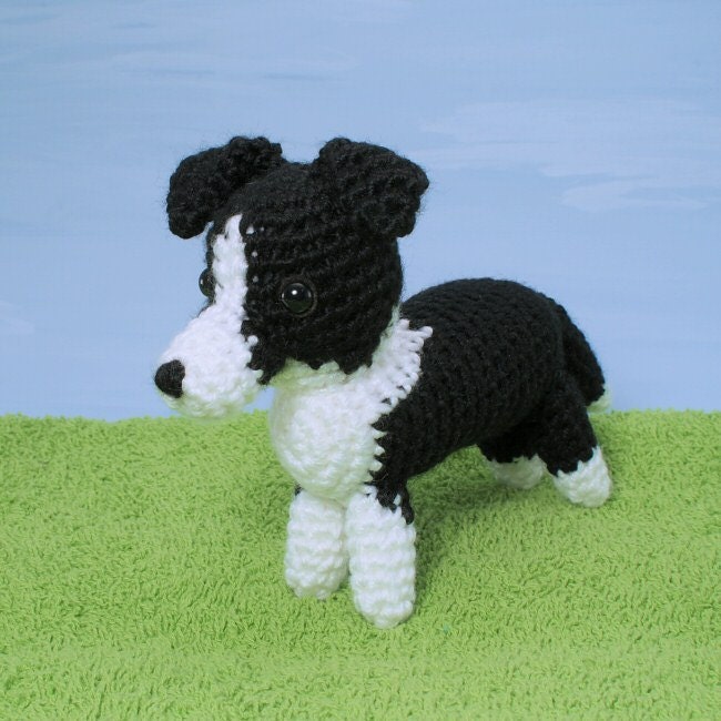 Amidogs Border Collie Amigurumi CROCHET PATTERN Digital PDF - Etsy