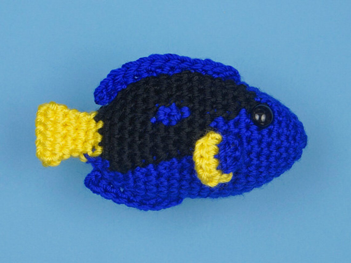 Tropical Fish Set 2 - Two Amigurumi Fish CROCHET PATTERNS Digital PDF ...