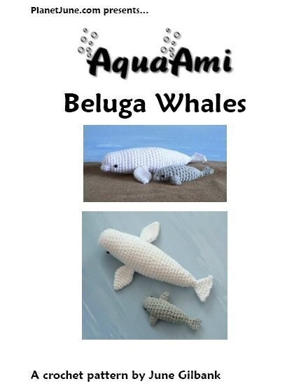 Aquaami Beluga Whales Amigurumi CROCHET PATTERN Digital PDF | Etsy
