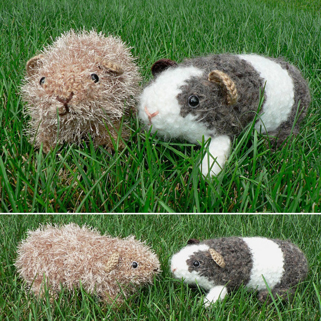 Fuzzy Guinea Pig Amigurumi CROCHET PATTERN Digital PDF File Download - Etsy