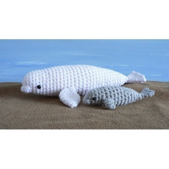 Aquaami Beluga Whales Amigurumi CROCHET PATTERN Digital PDF | Etsy