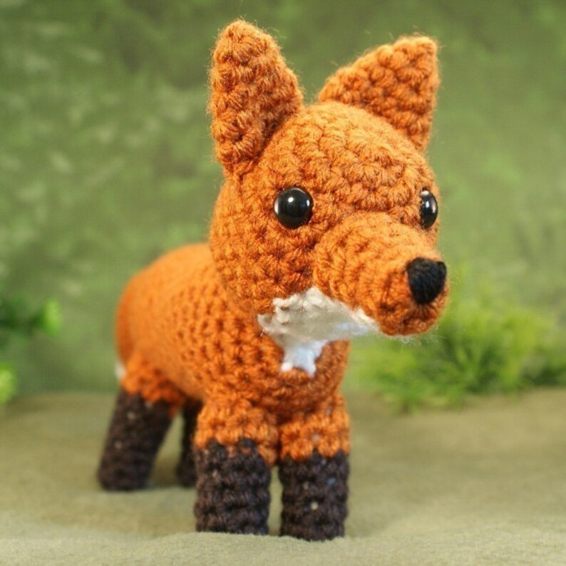 Red Fox Amigurumi CROCHET PATTERN Digital PDF File Download - Etsy