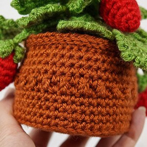 Strawberry Plant Amigurumi Potted Plant CROCHET PATTERN Digital PDF ...