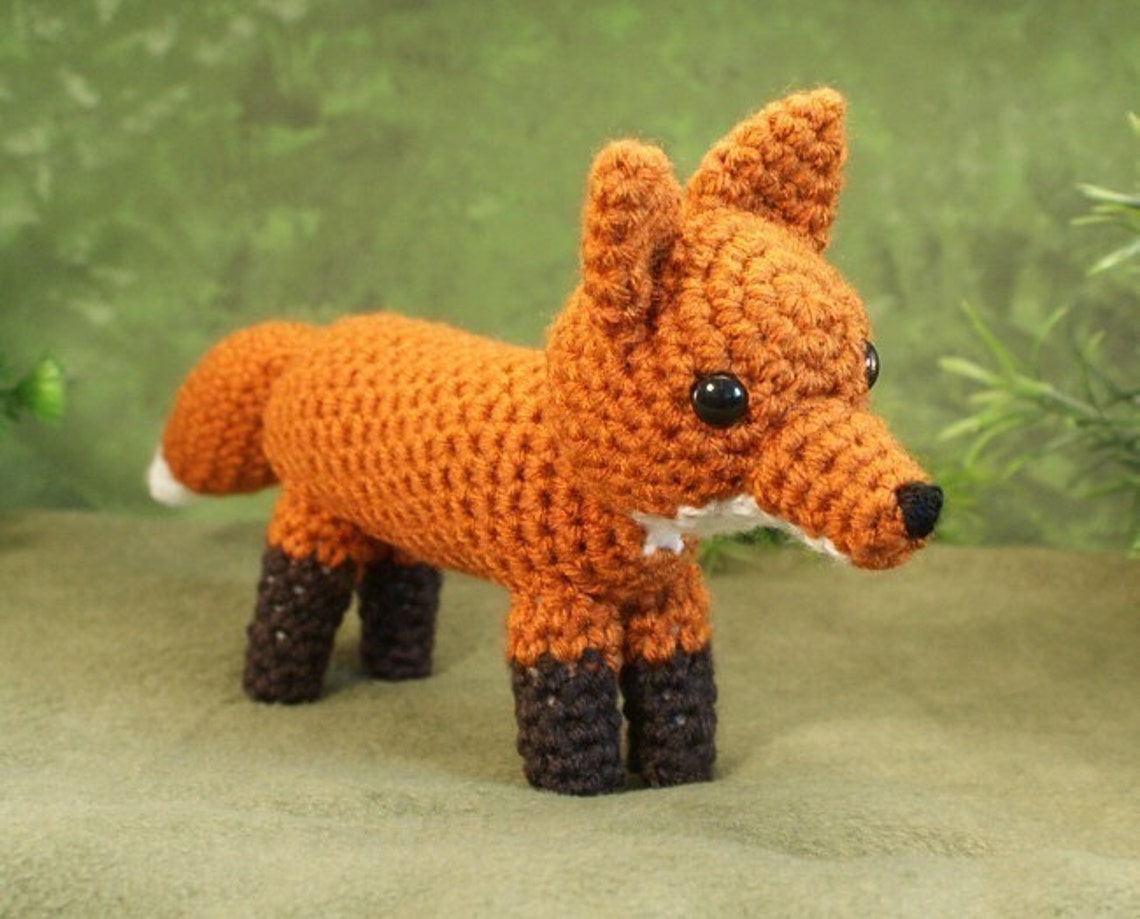 Red Fox Amigurumi CROCHET PATTERN Digital PDF File Download - Etsy