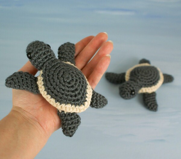 Baby Sea Turtle Collection Three Amigurumi CROCHET PATTERNS | Etsy