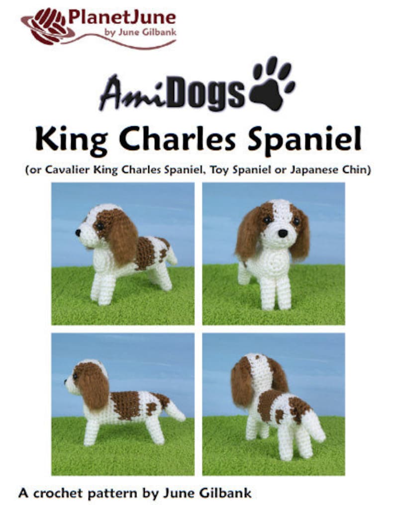 Amidogs King Charles Spaniel Amigurumi Dog CROCHET PATTERN - Etsy