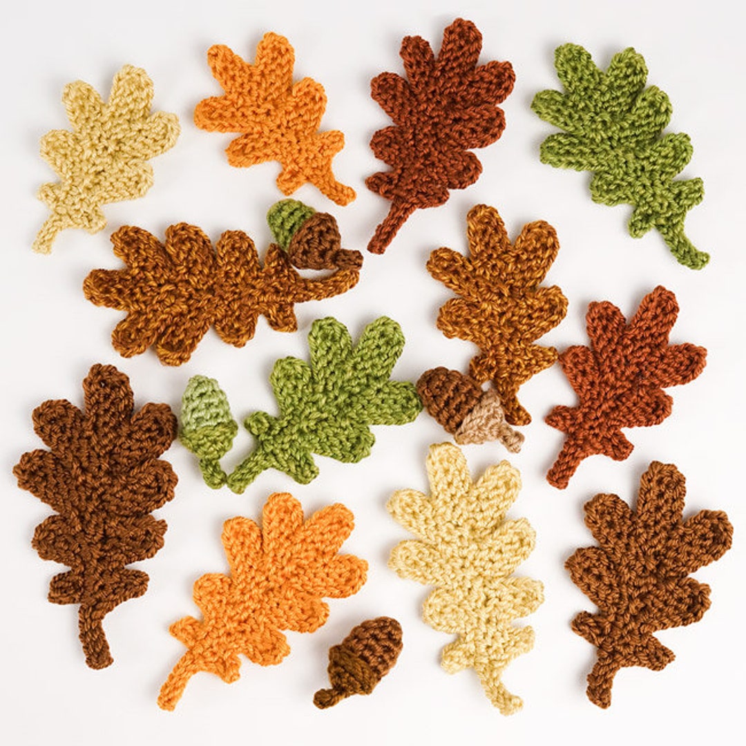 Oak Leaf Collection & Life-sized Acorn - Two Realistic Oak Leaves Plus ...