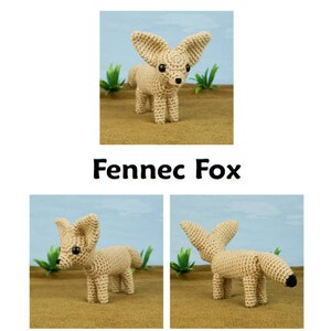 Fennec Fox Amigurumi CROCHET PATTERN Digital PDF File Download - Etsy