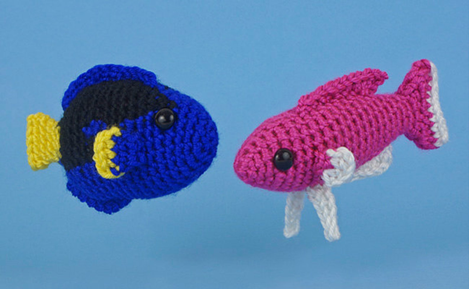 Tropical Fish Set 2 - Two Amigurumi Fish CROCHET PATTERNS Digital PDF ...
