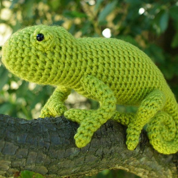 Crochet Chameleon Pattern - Etsy