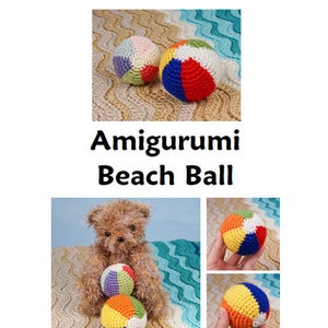 Amigurumi Beach Ball CROCHET PATTERN Digital PDF File Download - Etsy