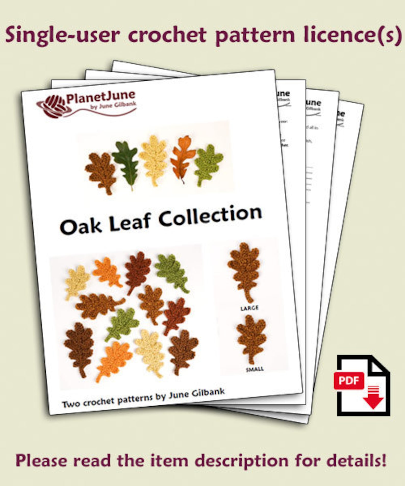 Oak Leaf Collection & Life-sized Acorn - Two Realistic Oak Leaves Plus ...