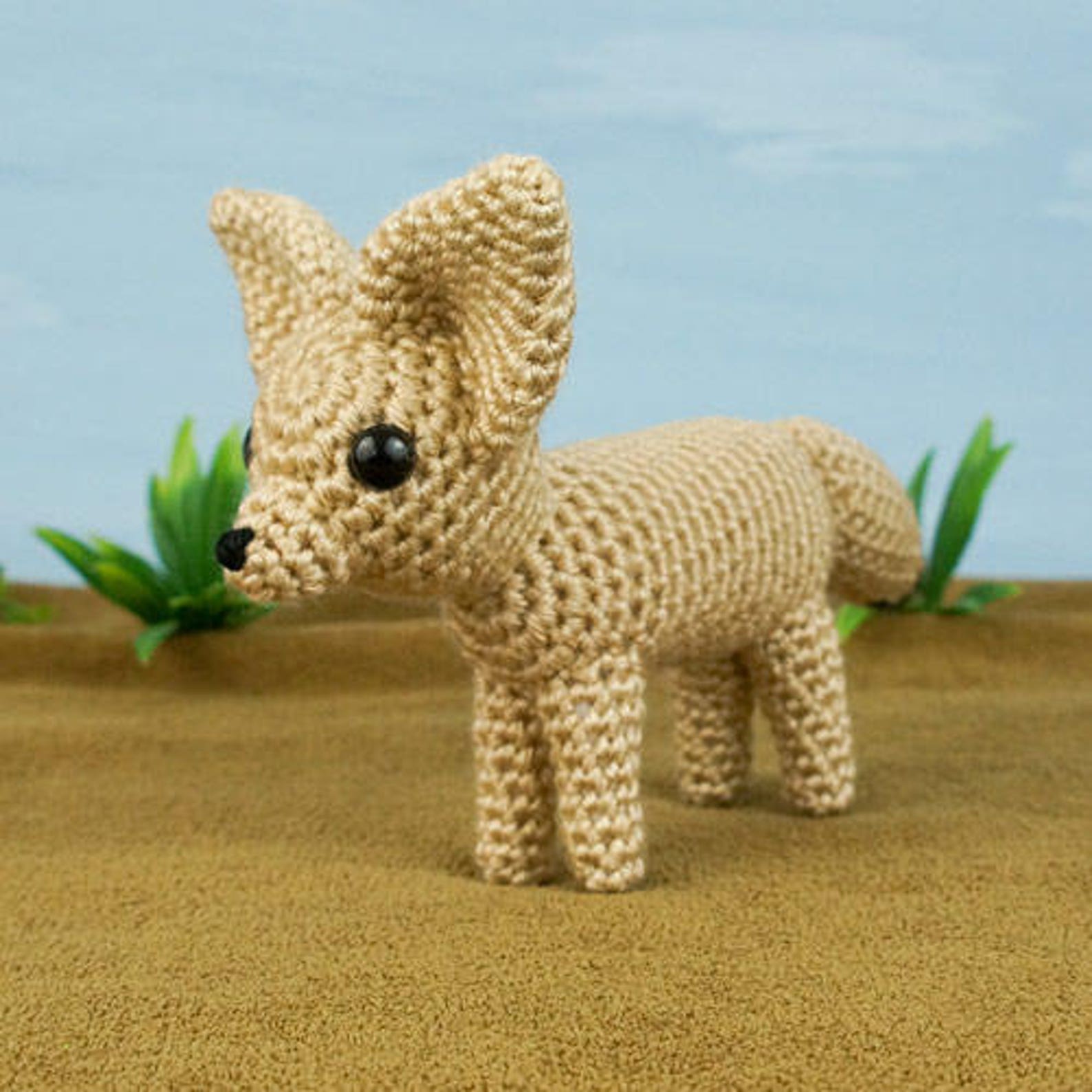 Fennec Fox Amigurumi CROCHET PATTERN Digital PDF File Download - Etsy