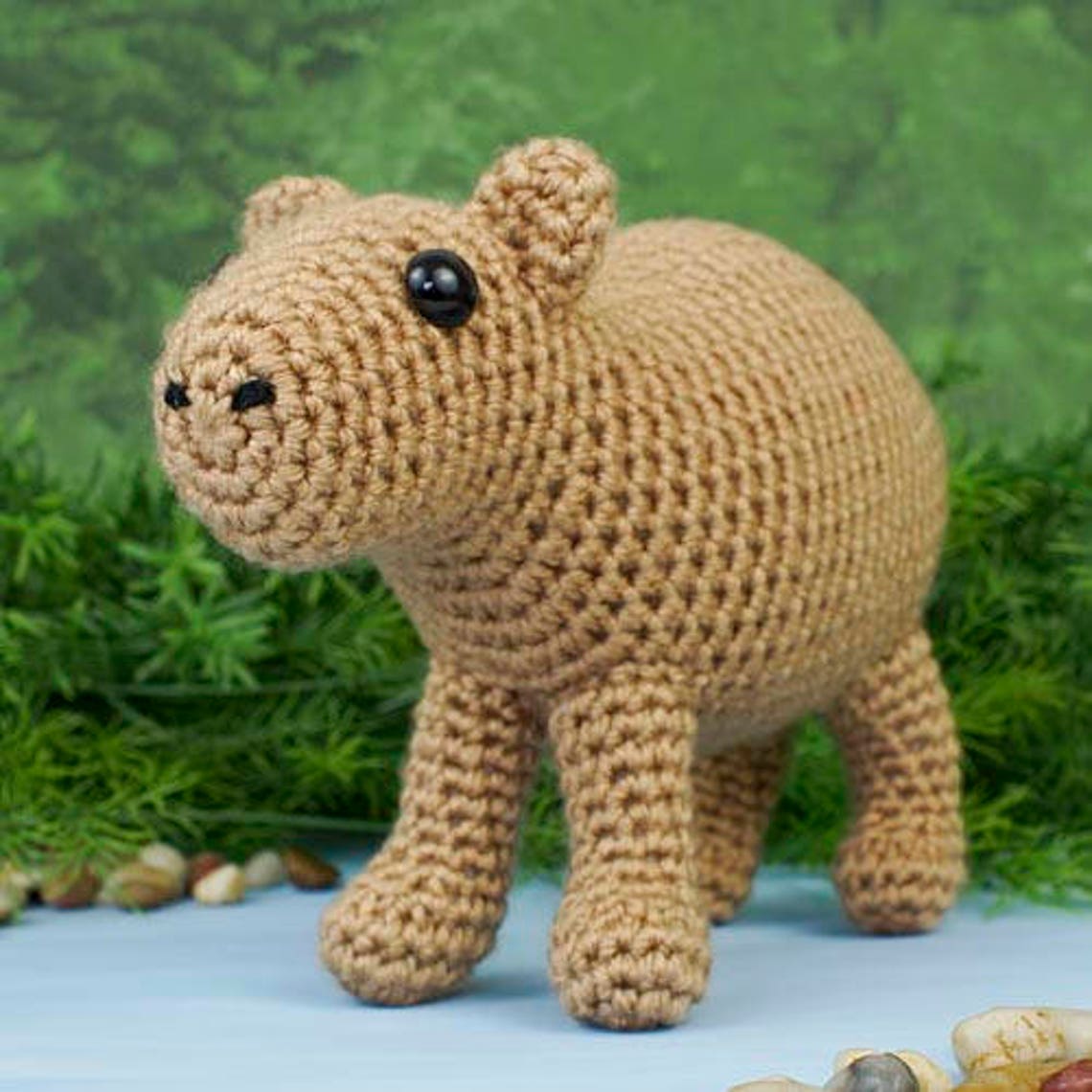 Capybara Amigurumi CROCHET PATTERN Digital PDF File Download - Etsy Canada