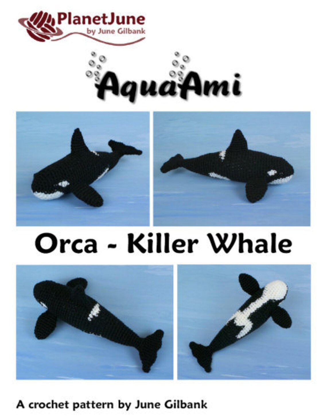 Orca (killer Whale) Amigurumi CROCHET PATTERN Digital PDF File Download ...
