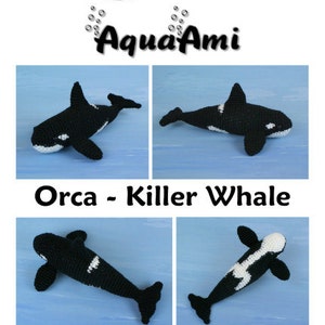 Orca (killer Whale) Amigurumi CROCHET PATTERN Digital PDF File Download ...