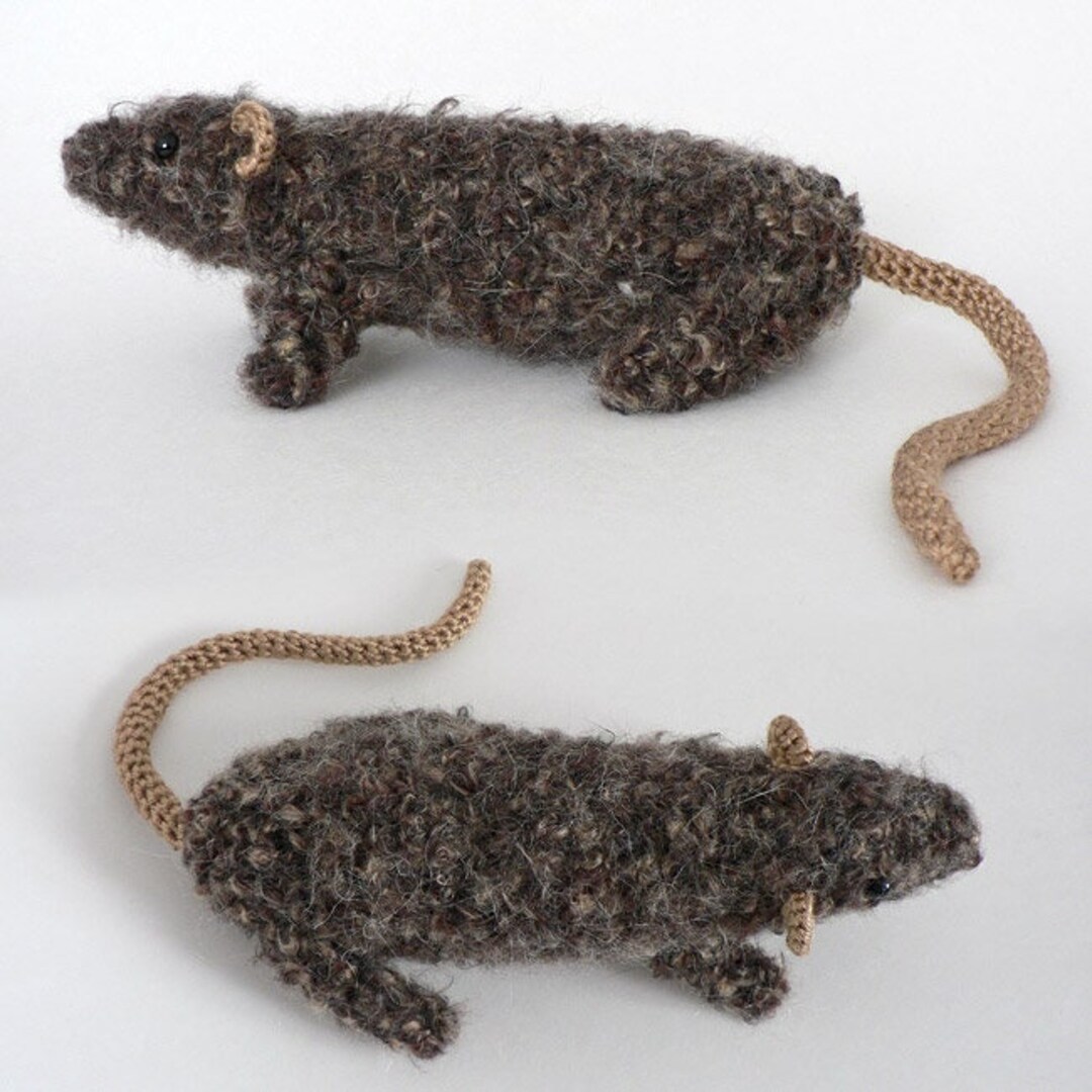 Fuzzy Rat Amigurumi CROCHET PATTERN Digital PDF File Download - Etsy