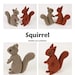 Squirrel Amigurumi CROCHET PATTERN Digital PDF File Download - Includes ...