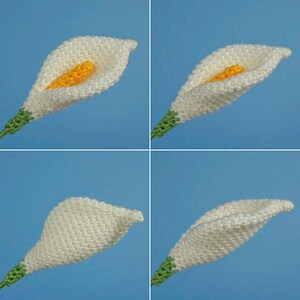 Calla Lily / Peace Lily CROCHET PATTERN Digital PDF File Download - Etsy