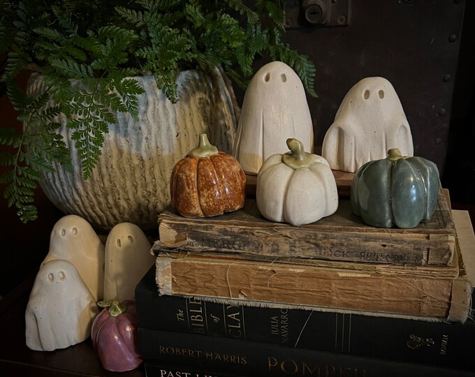 Ceramic Halloween Ghosts - Etsy UK