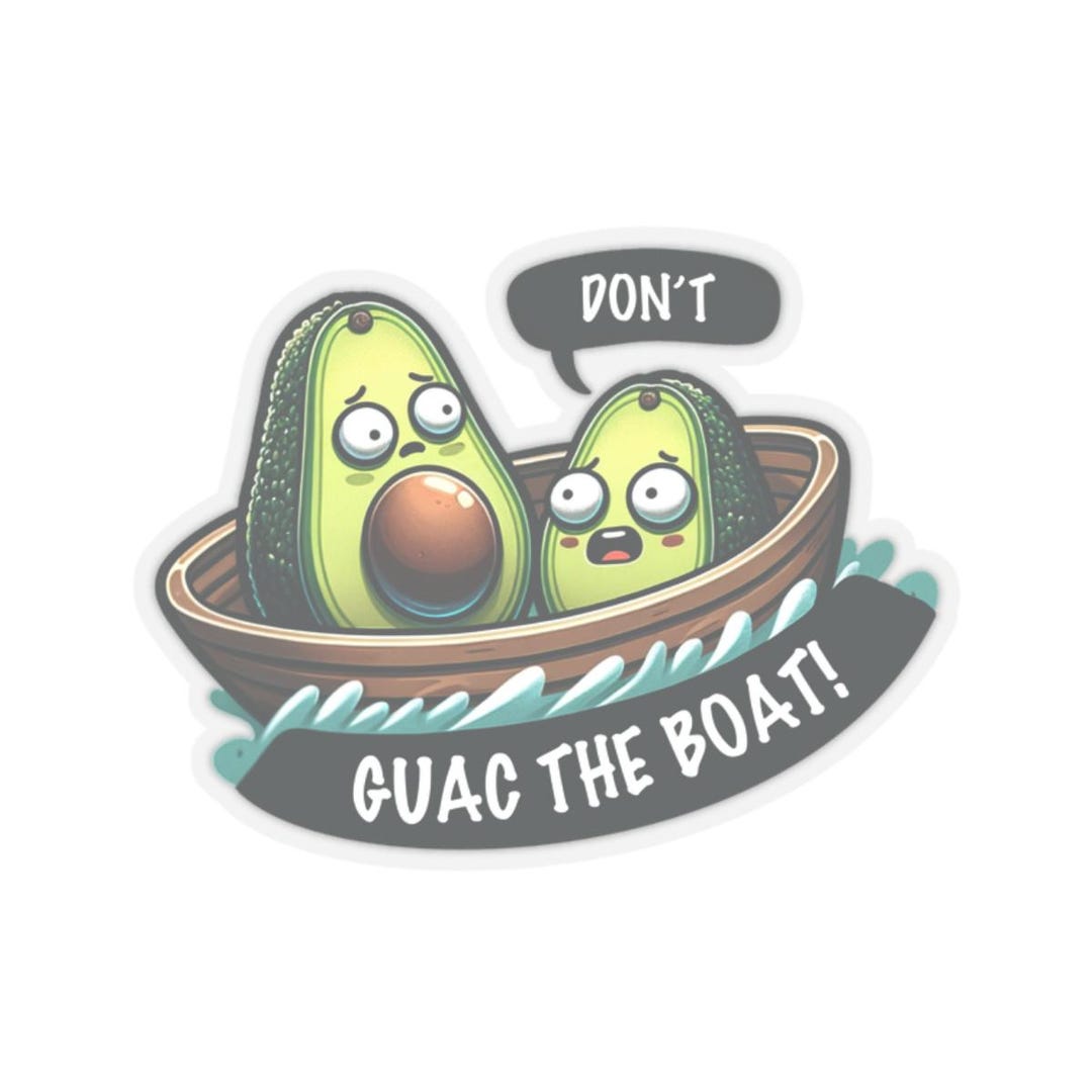 Guac the Boat - Sticker - Etsy