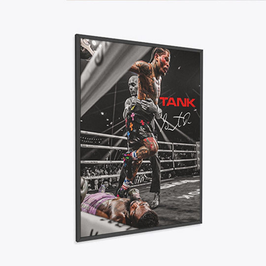 Gervonta Davis Poster, Tank Davis Poster, Gervonta Knocks Out Martin ...