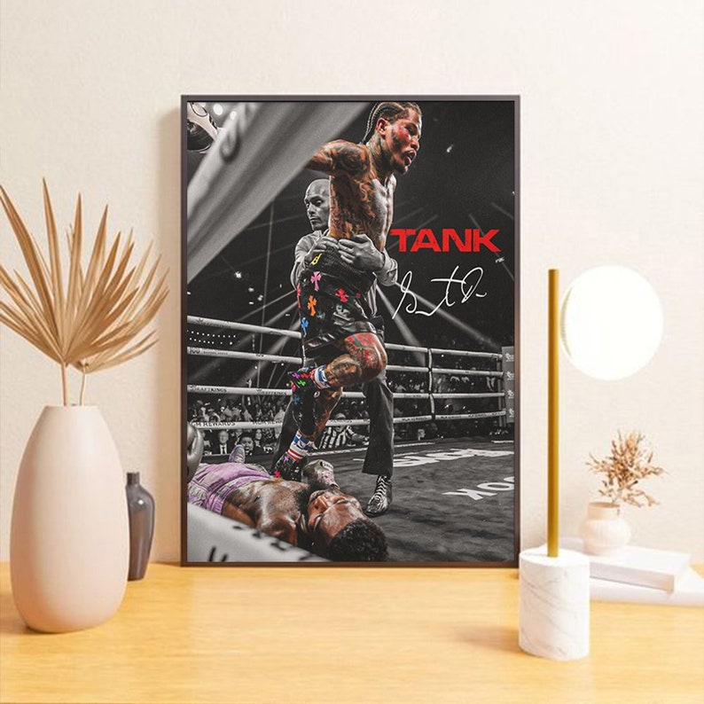 Gervonta Davis Poster, Tank Davis Poster, Gervonta Knocks Out Martin ...