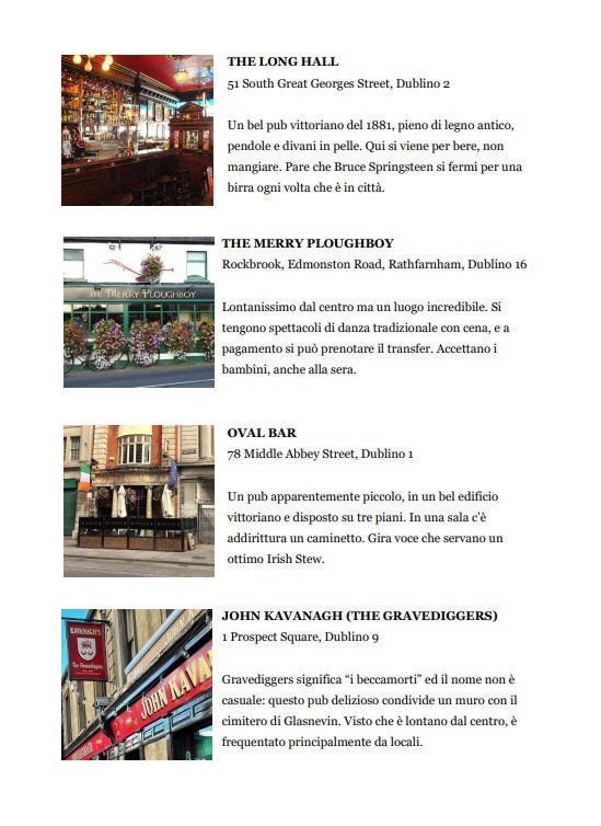 Guida Di Viaggio, Dublino (2024) - Etsy