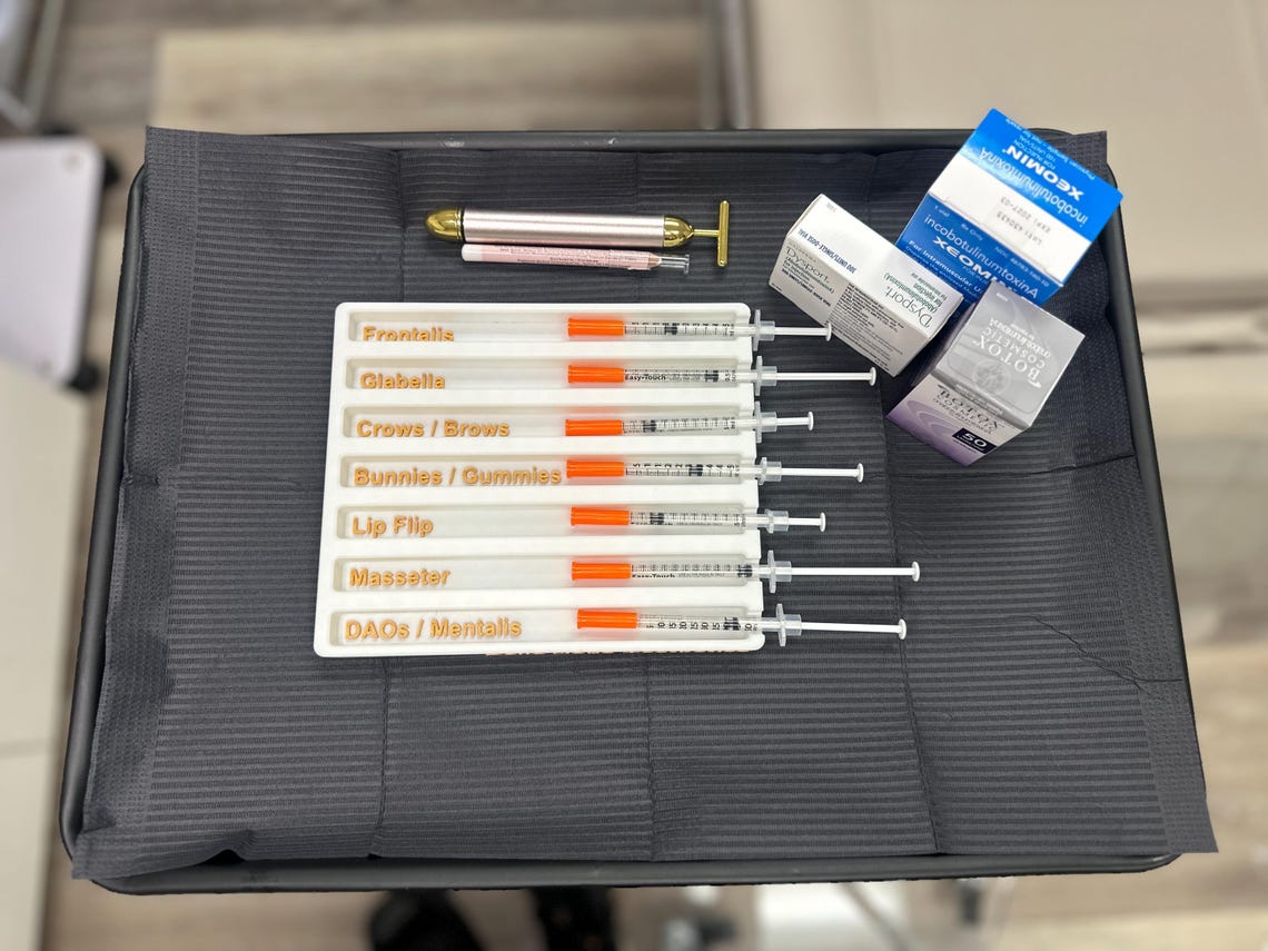 Botox & Filler Syringe Tray for Aesthetic Injectors | Stylish and ...