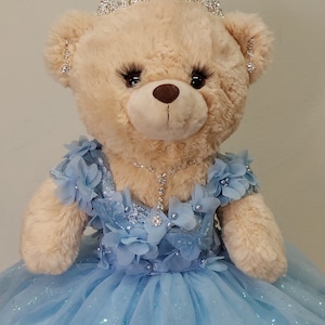 Quinceanera/ Sweet 16 Teddy Bear. Baby Blue Dress. (please Ask for ...