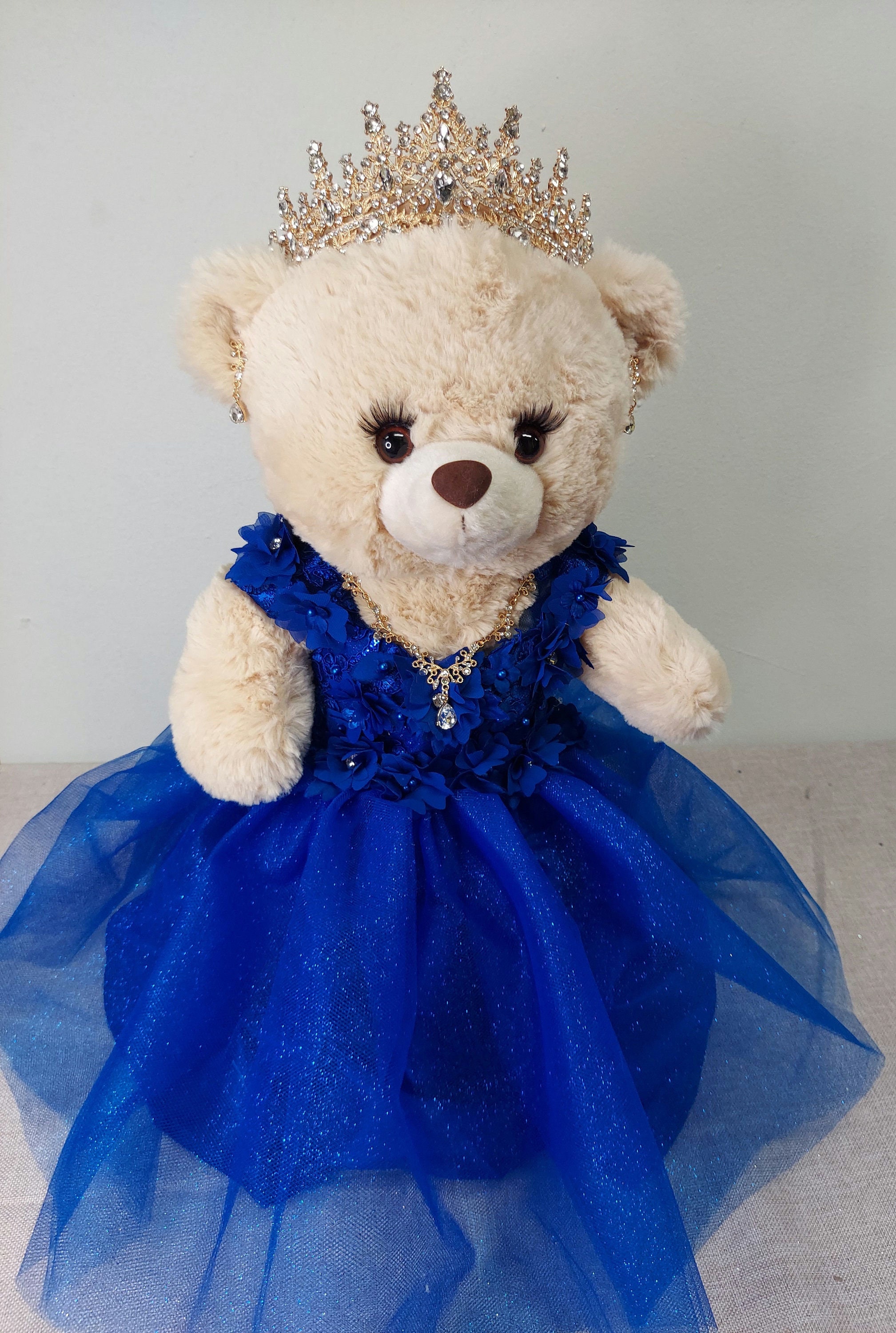 Quinceanera/ Sweet 16 Teddy Bear. Royal Blue Color Dress. (please Ask ...