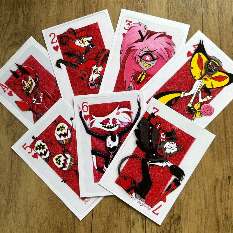 Hazbin Hotel Trading Cards - Etsy