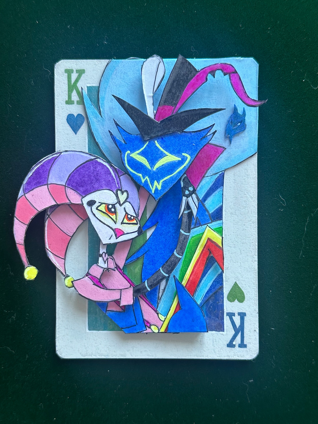 Original Asmodeus & Fizzarolli Pride 3D Card - Helluva Boss - Etsy