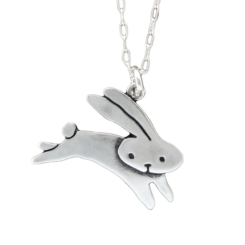 Rabbit Pendant - Etsy