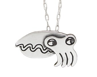 Cuttlefish jewelry | Etsy