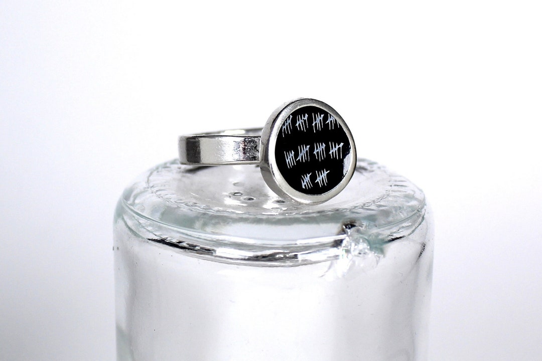 Who's Counting Ring Anniversary Hashmarks Ring in - Etsy