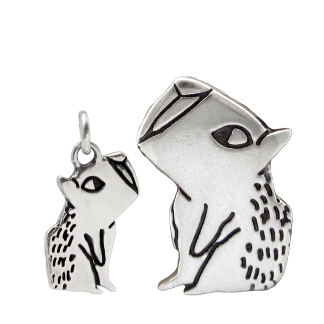 Sterling Silver Capybara Necklace Set - Mother-daughter Capybara ...