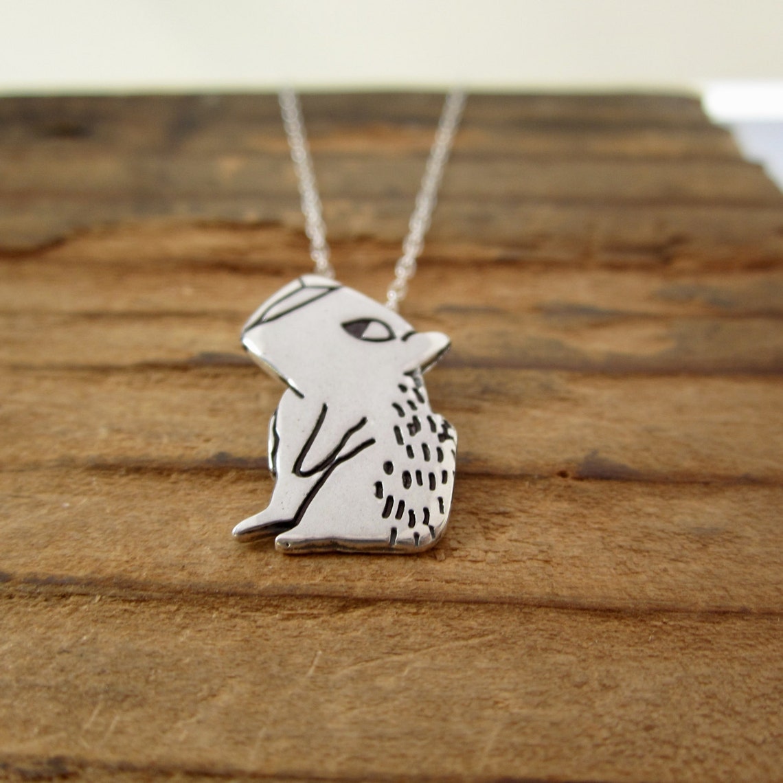 Sterling Silver Capybara Charm Necklace Silver Capybara - Etsy