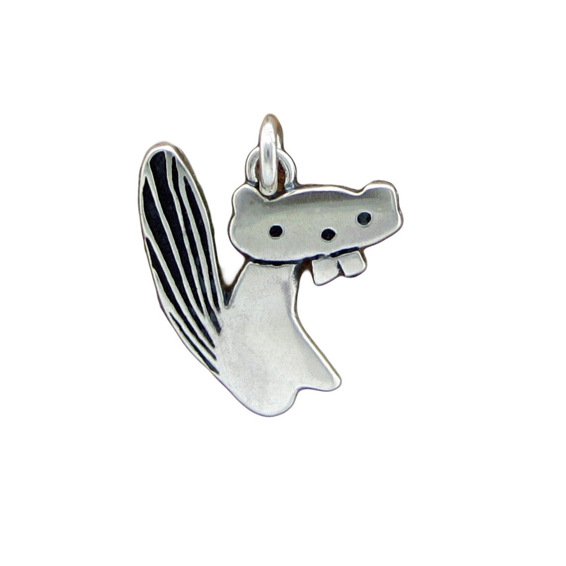 Tiny Beaver Necklace Adorable Sterling Silver Beaver Charm | Etsy