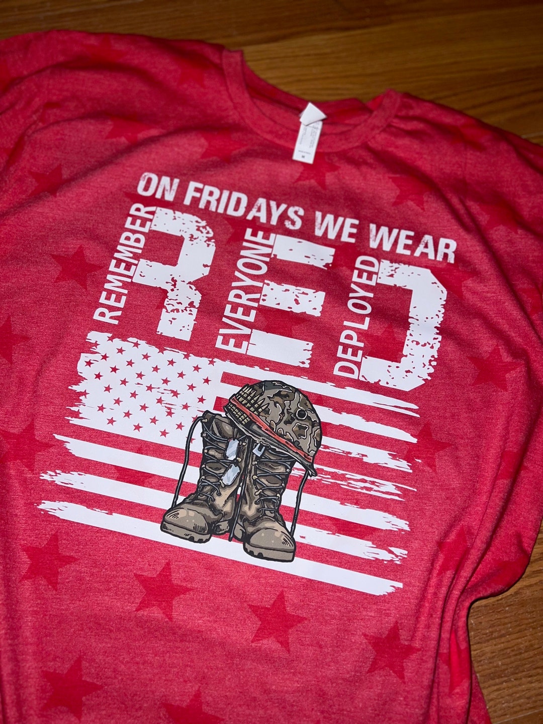Remember Everyone Deployed on Fridays We Wear Red Military Support ...