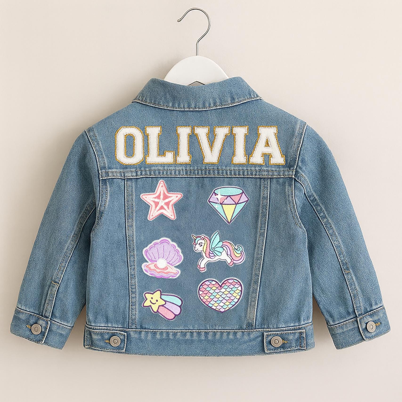 Gifts for Kids, Custom Jean Jacket,diy Toddler Jean Jacket ...